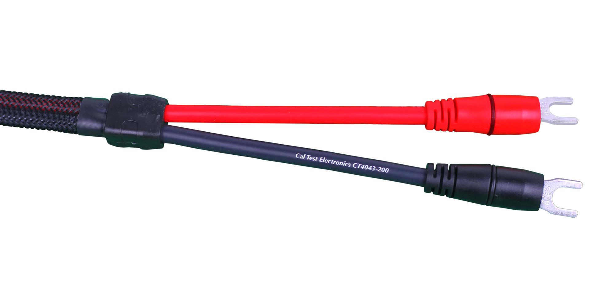 CT4043-200 - Cal Test Electronics - Test Lead Set, Spade Lugs x2, Spade ...