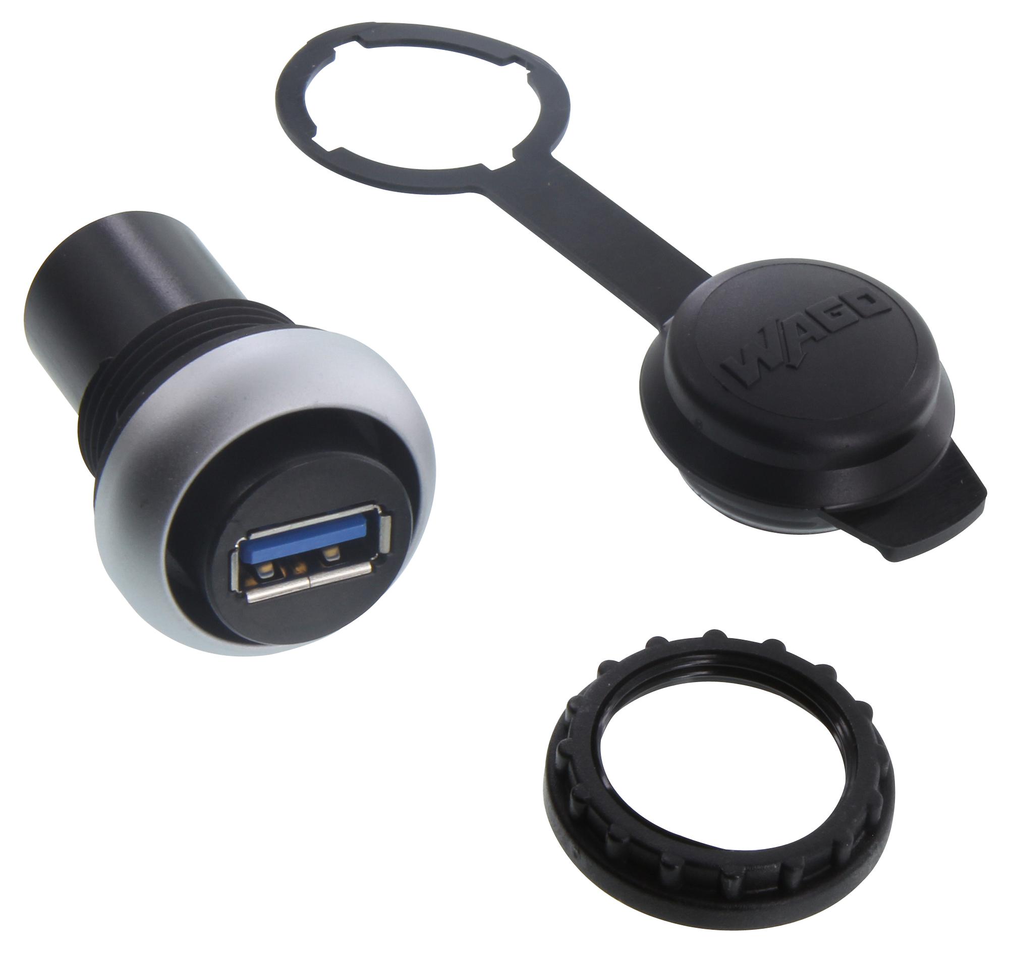 8000-099/000-1765 - Wago - USB Sealed Connector, USB Type A, USB 3.0