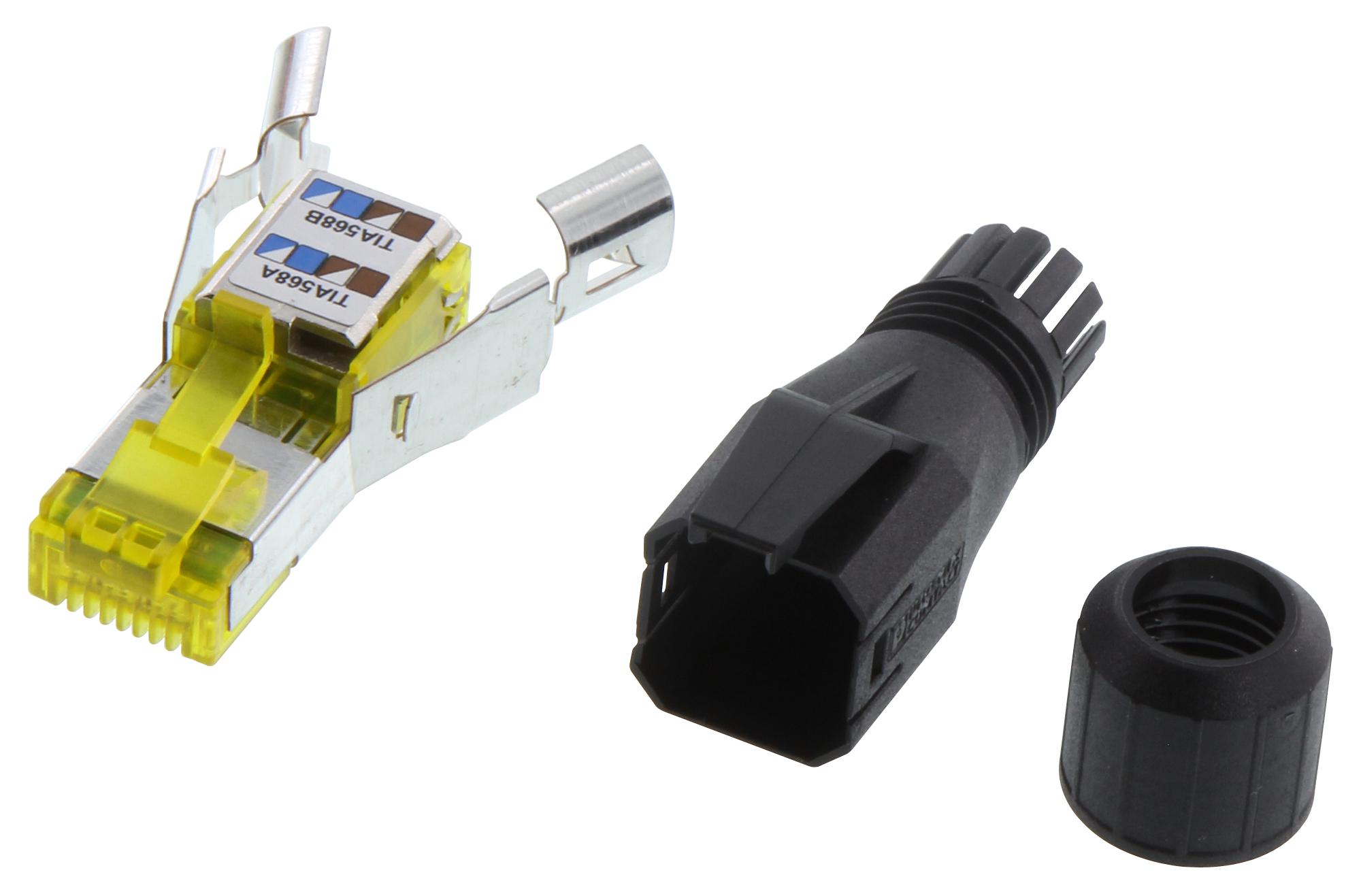 VS-08-RJ45-10G/Q - Phoenix Contact - Modular Connector, RJ45 Plug, 1 x ...