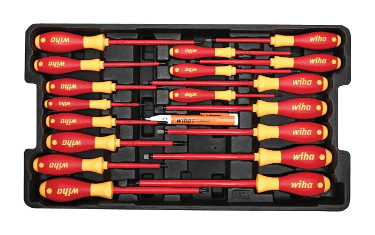 32800 - Wiha - Electrician Insulated Tool Set, 80 Pieces, Screwdrivers