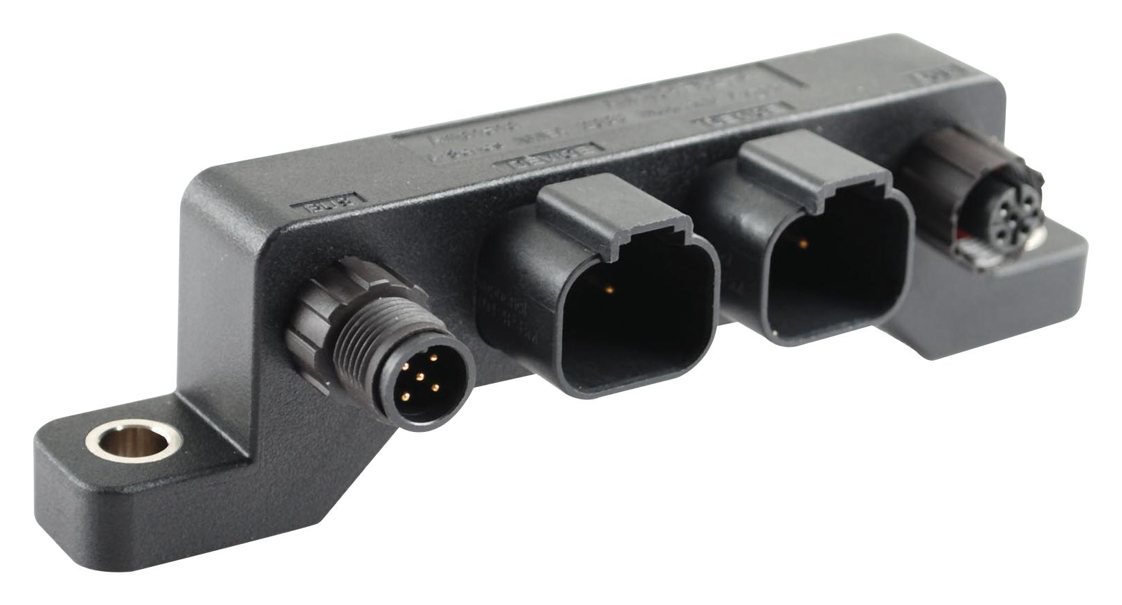 AM-N04PX2-HA - Amphenol Sine/tuchel - Connector Adapter, Two AT/DT M12 ...