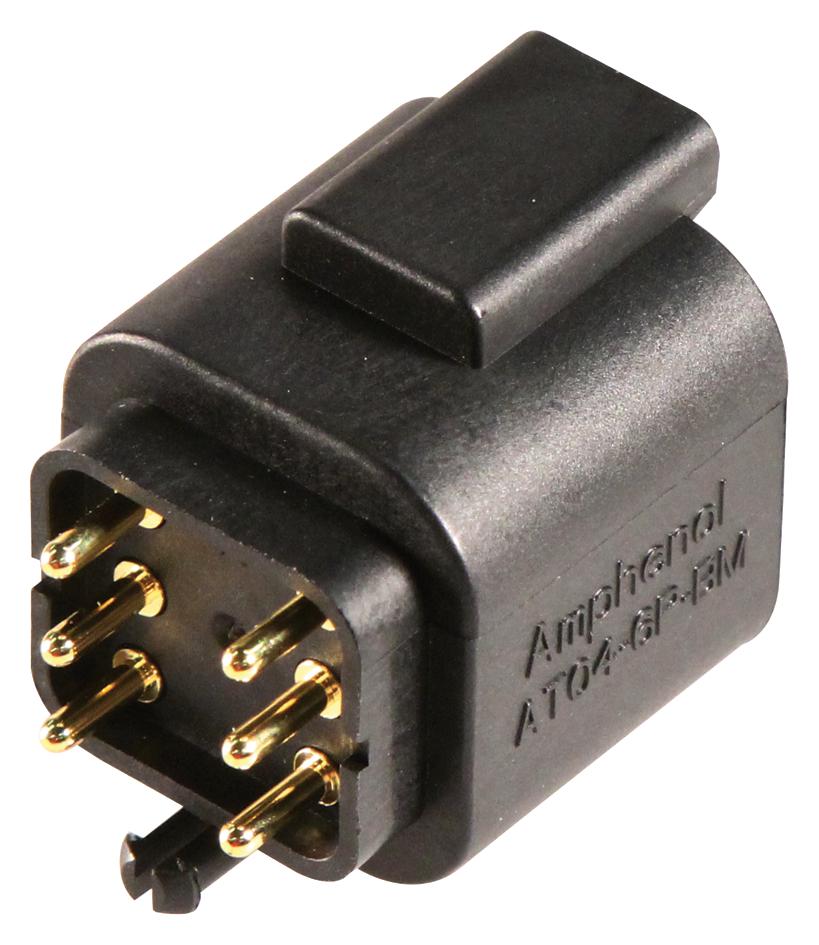 AT04-6P-BM01 - Amphenol Sine/tuchel - Rectangular Power Connector, Gold ...