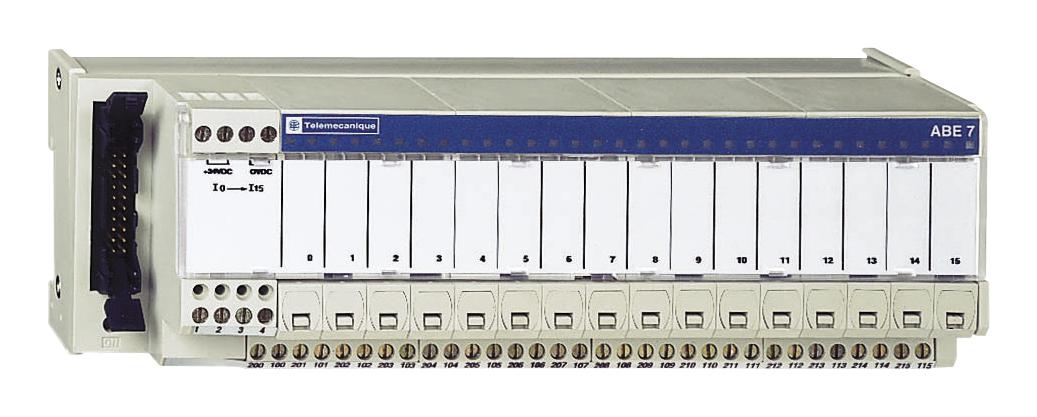 ABE7S16E2B1 - Schneider Electric - Relay Subbase, Removable, 16-Channel