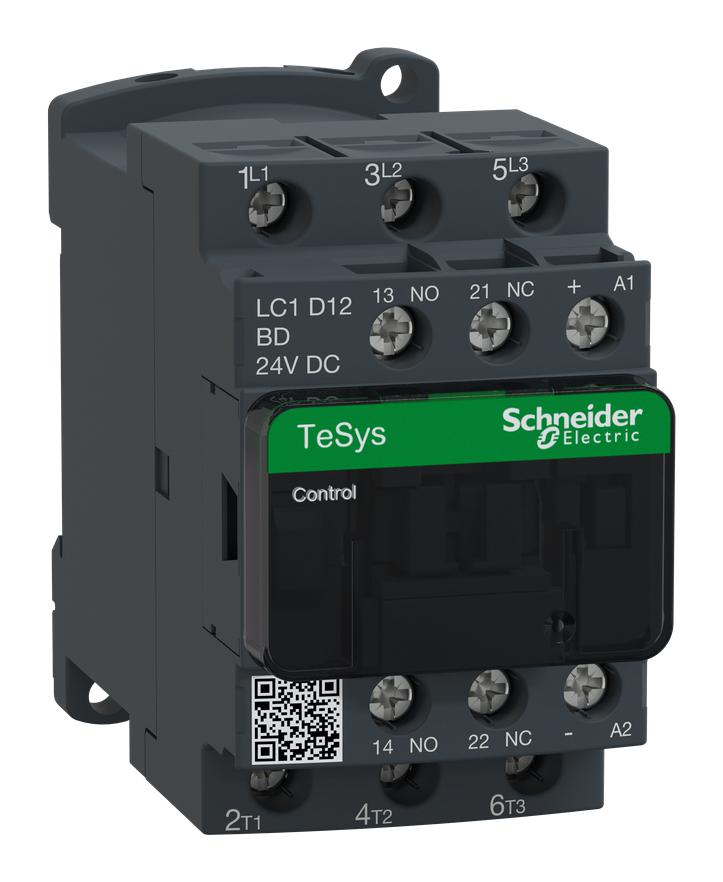 LC1D12BD - Schneider Electric - Contactor, LC1D, 12 A