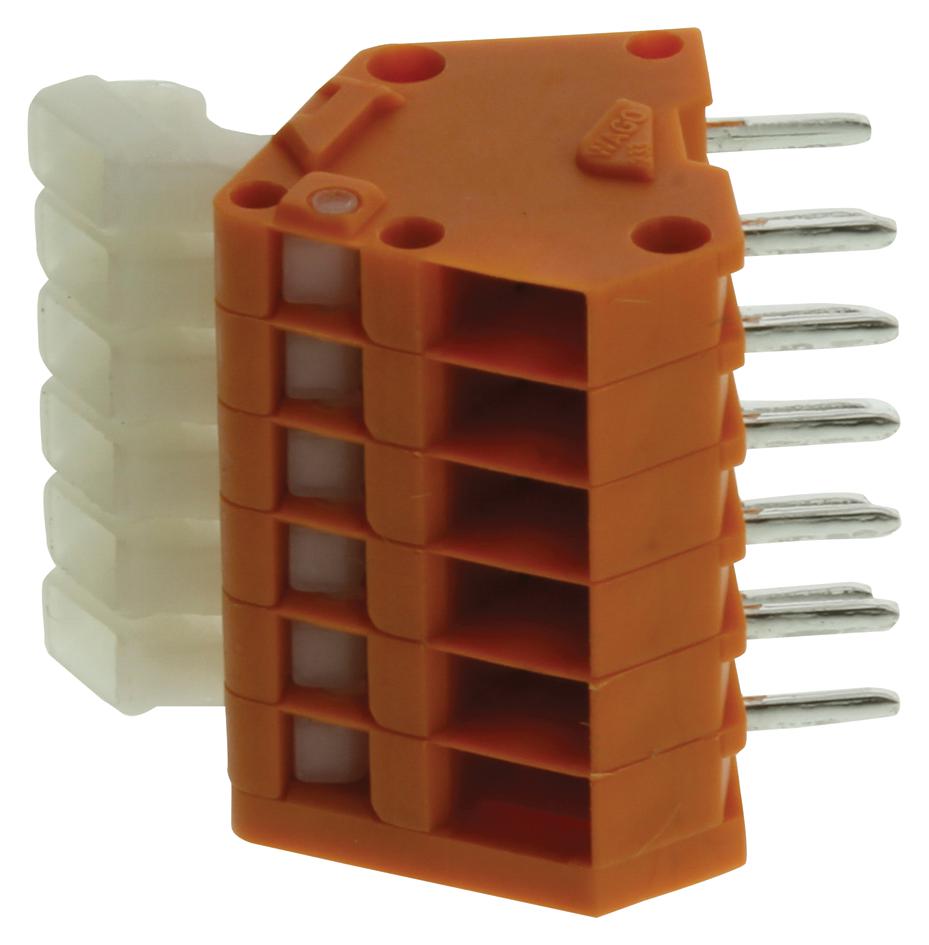 233-506 - Wago - Wire-To-Board Terminal Block, 2.54 mm, 6 Positions