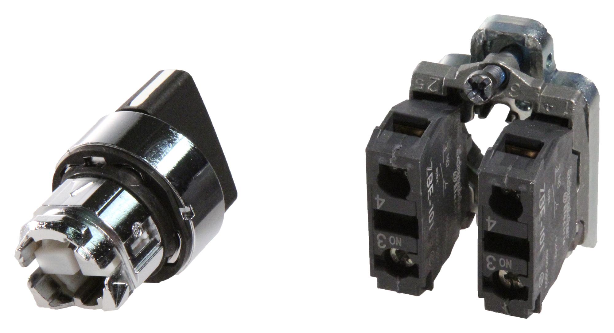 XB4BD33 - Schneider Electric - Selector Switch, 3 Position, 600 V