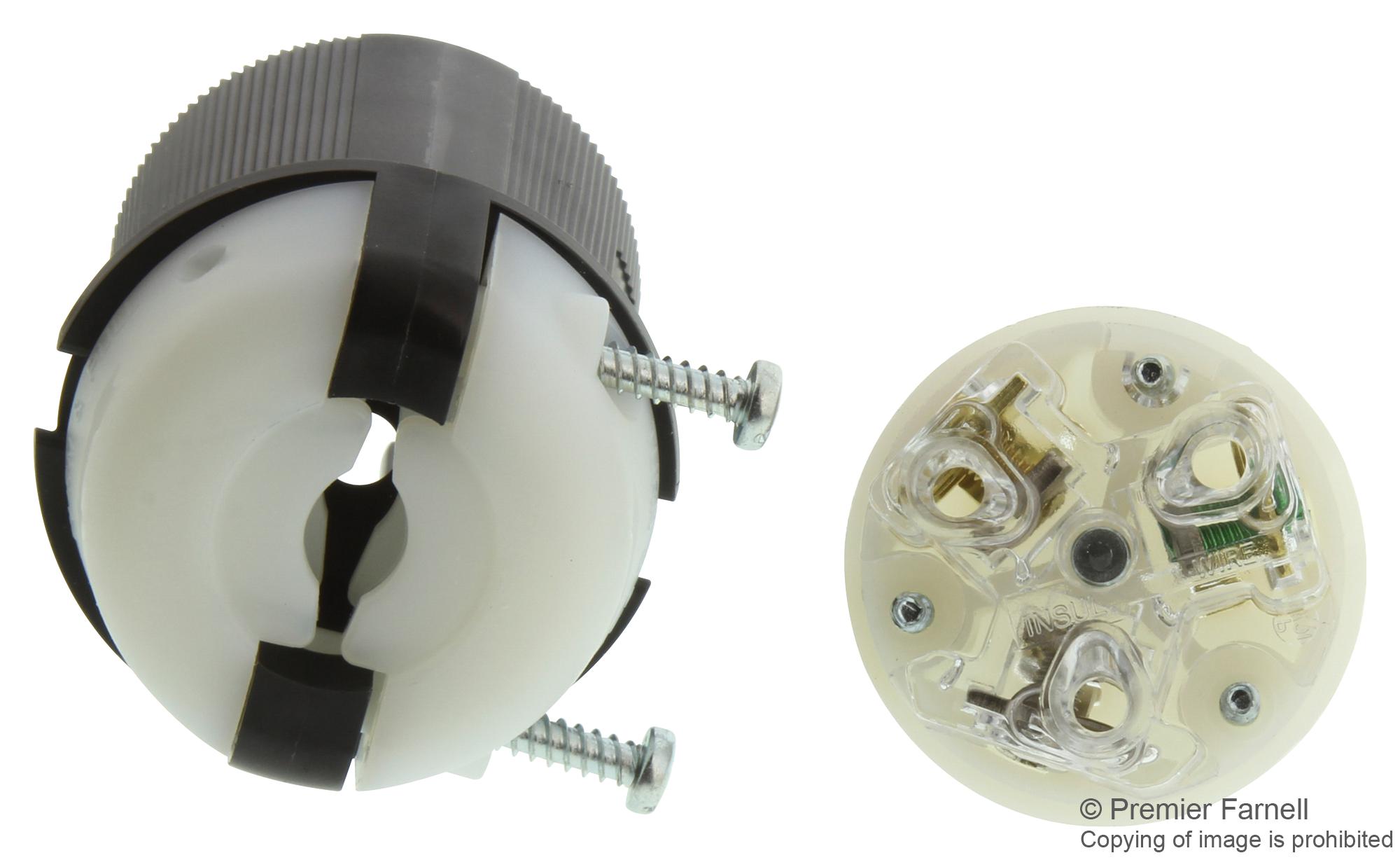 HBL2311 - Hubbell Wiring Devices - Power Entry Connector, 2P3W, L5-20