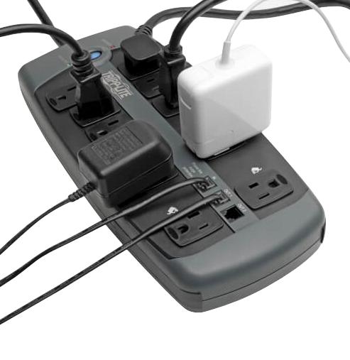 TLP1008TEL - Eaton Tripp Lite - Surge Protector, Tel/DSL Protection, 10 ...