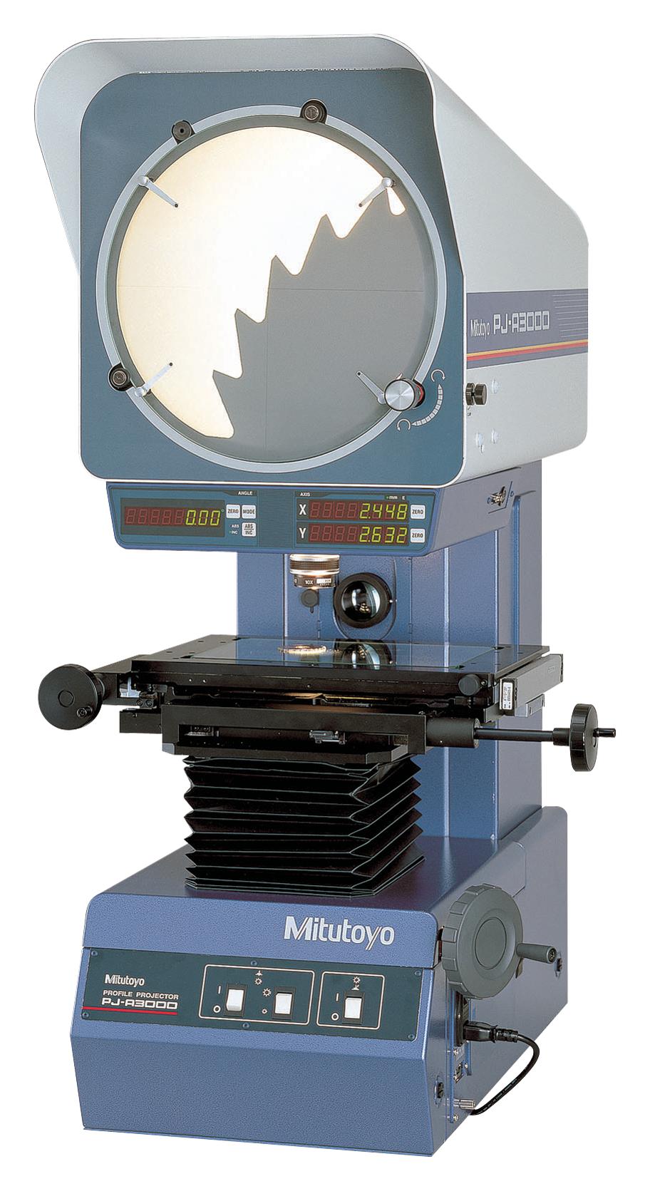 302-701A - Mitutoyo - Profile Projector, Digital, 14.96 " x 9.84 ...