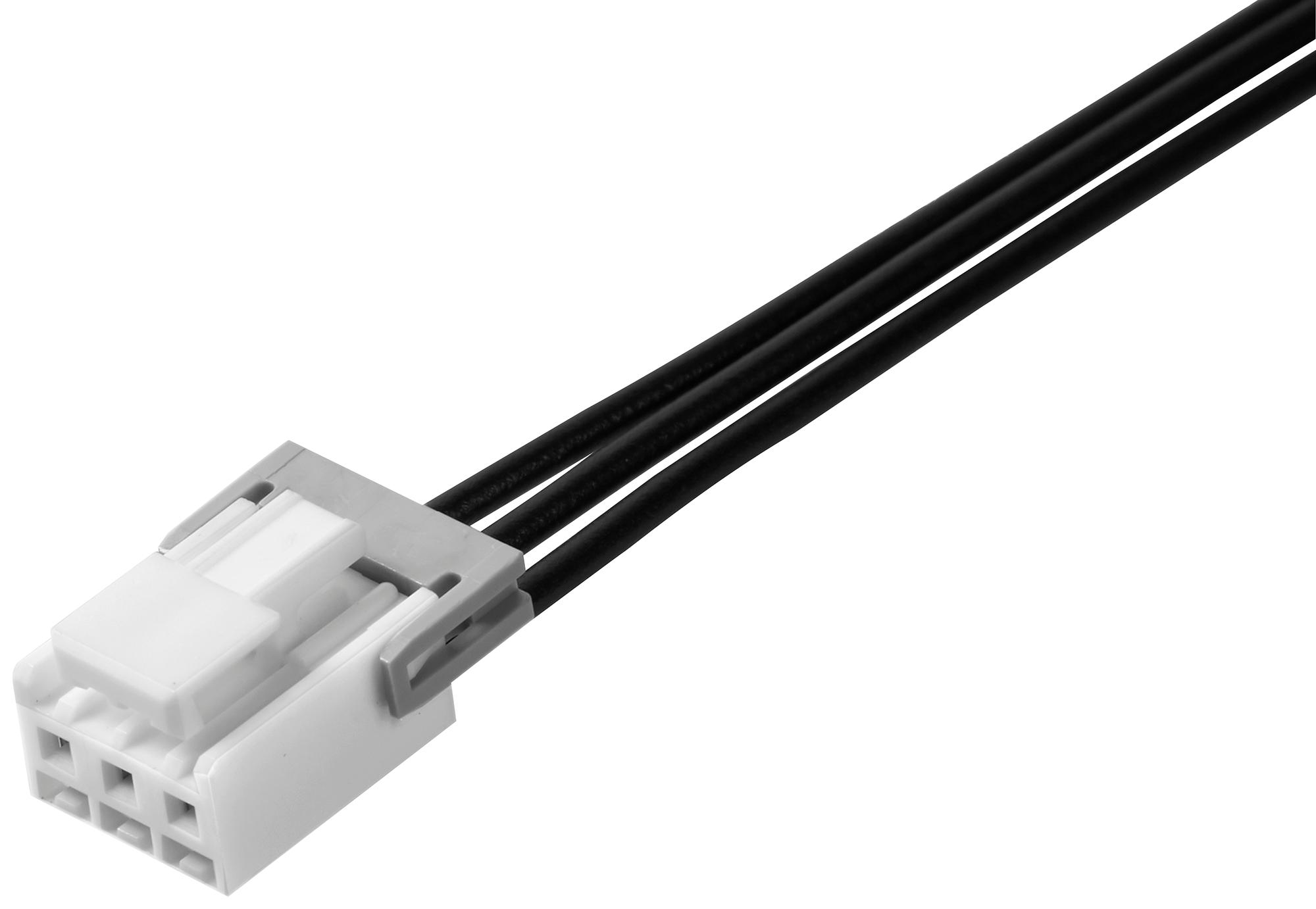 15137-0301 - Molex - Cable Assembly, Mini-Lock 3 Position Receptacle ...