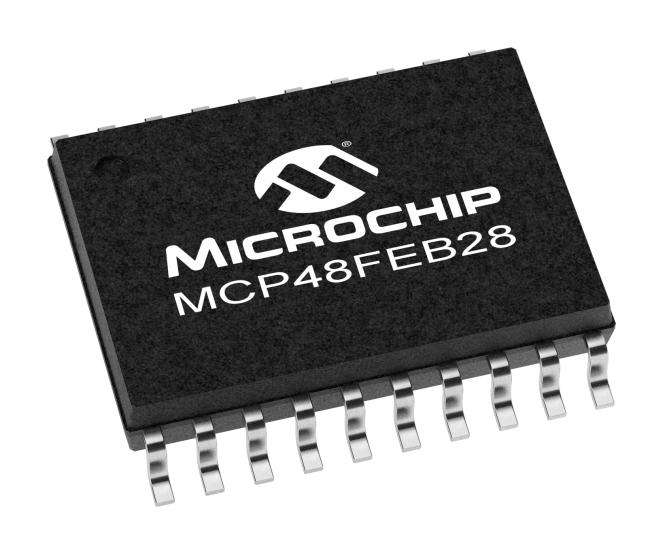 MCP48FEB28-E/MQ - Microchip - Digital to Analog Converter, 12 bit, SPI