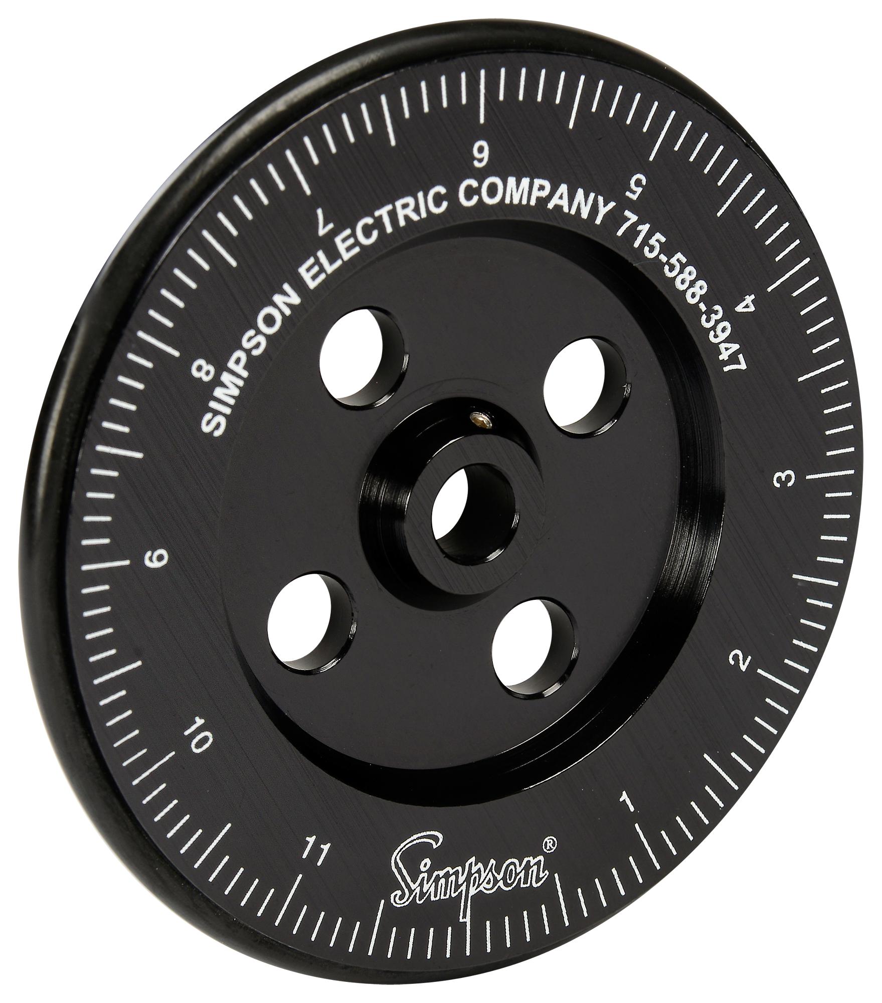 46006 - Simpson - Measuring Wheel, SE Quadrature Dual Shaft Encoders, 12"