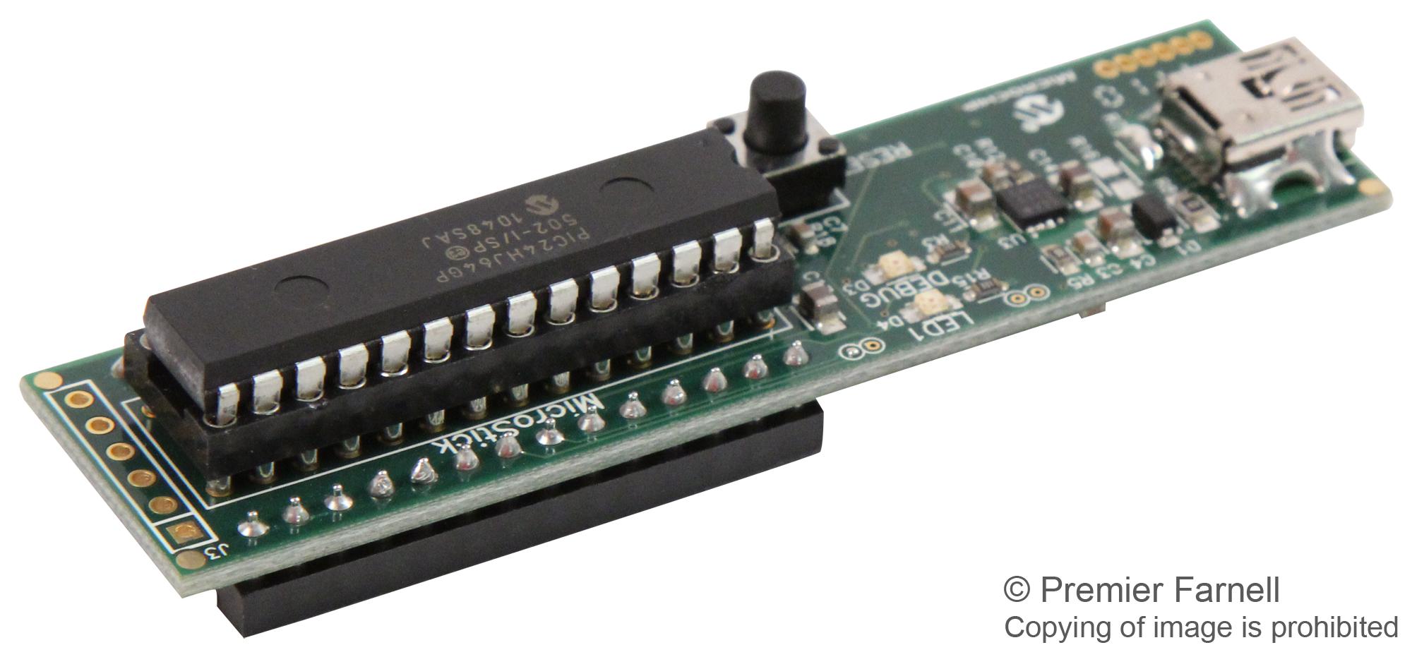 Dm330013 Microchip Evaluation Board Dspic33f And Pic24h Microstick