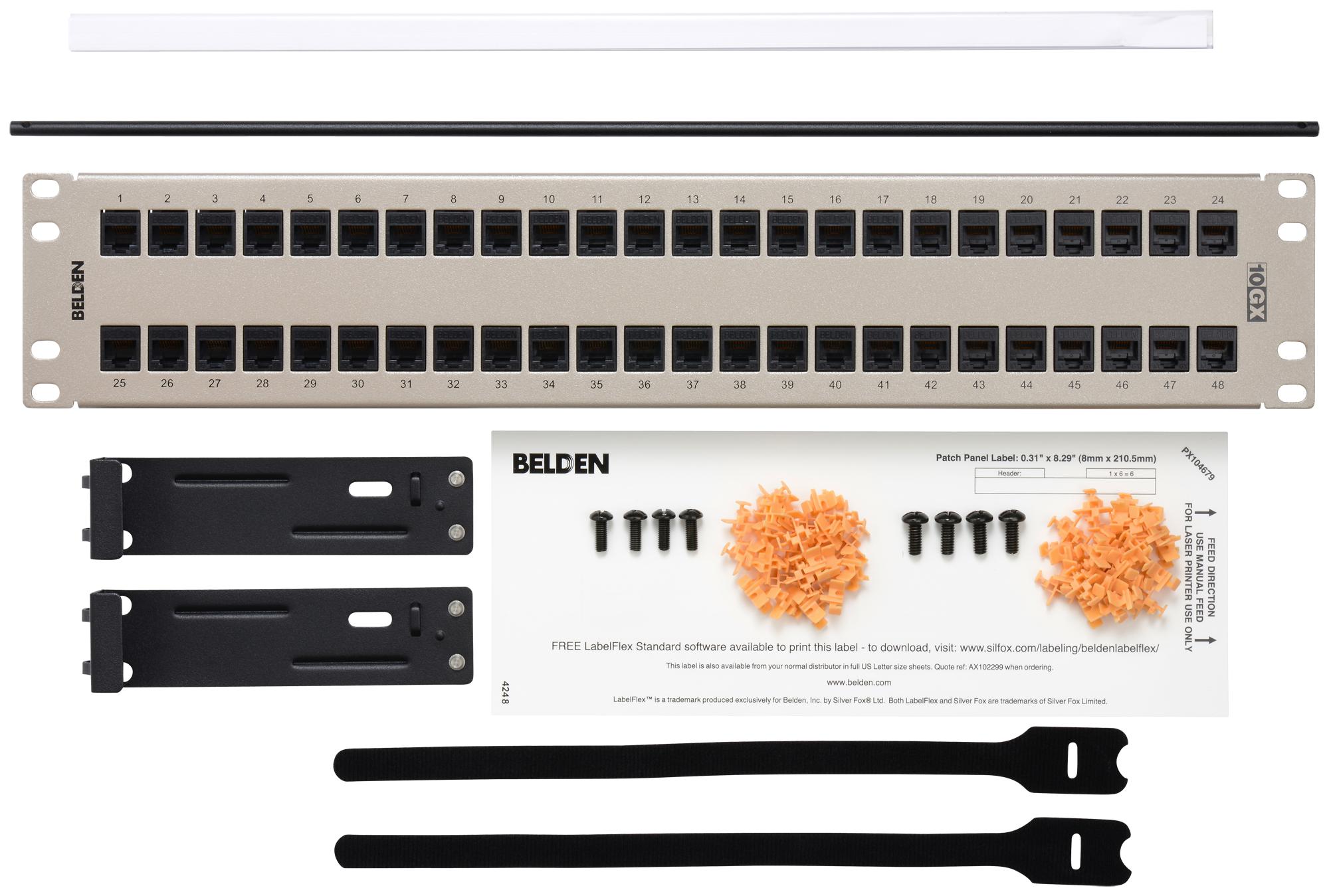 AX103256 - Belden - Patch Panel, RJ45, 48 Ports