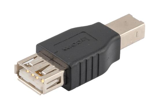 U2C00042 - L-com - USB Adapter, Shielded, USB Type A Receptacle