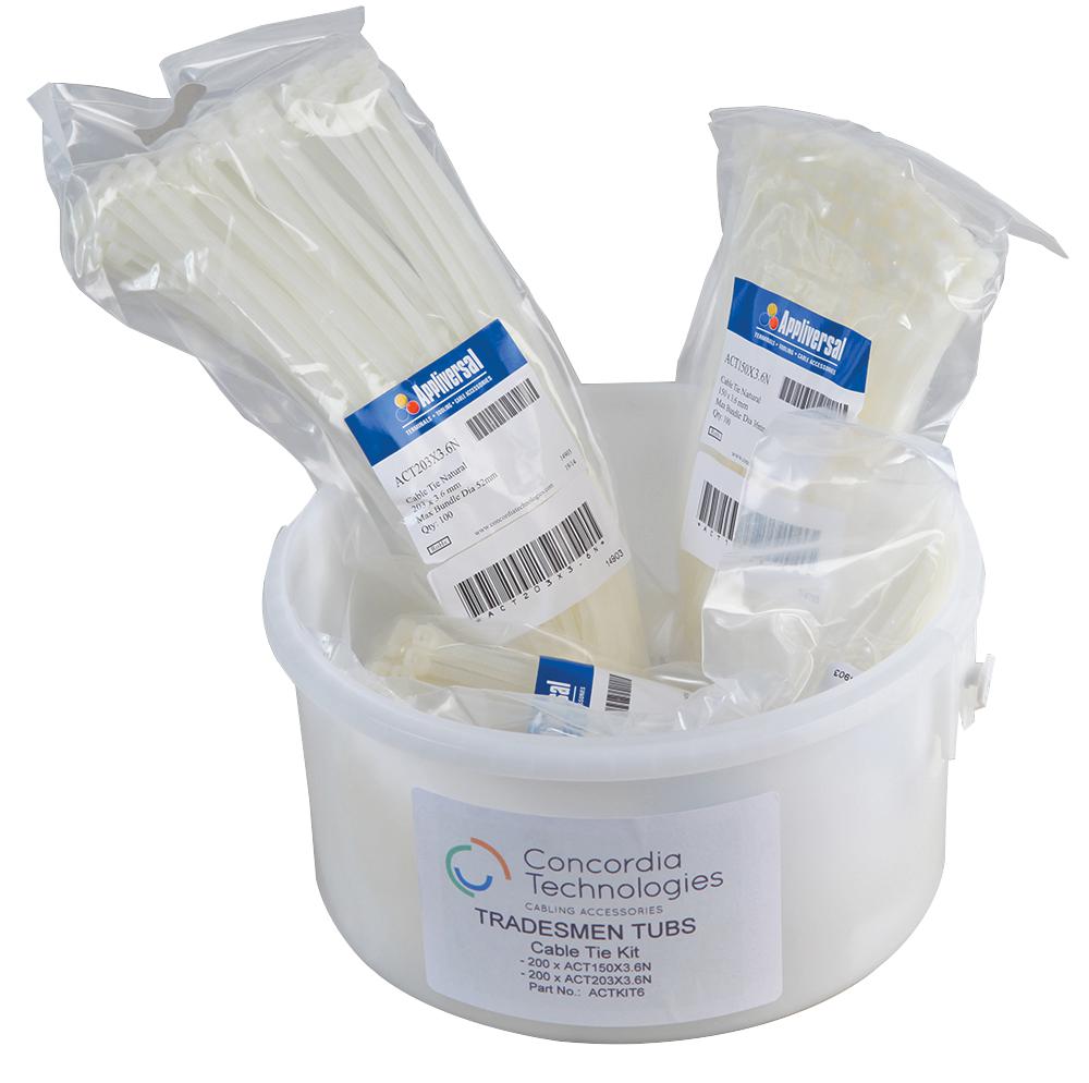 ACTKIT6-400 - Pro Power - CABLE TIE KIT, 400 PIECE