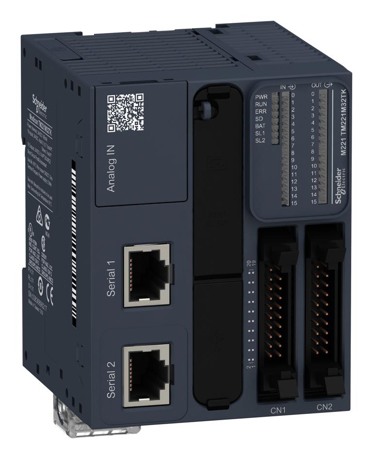 TM221M32TK - Schneider Electric - PLC, Modicon™ M221 Series, 16 Sink ...