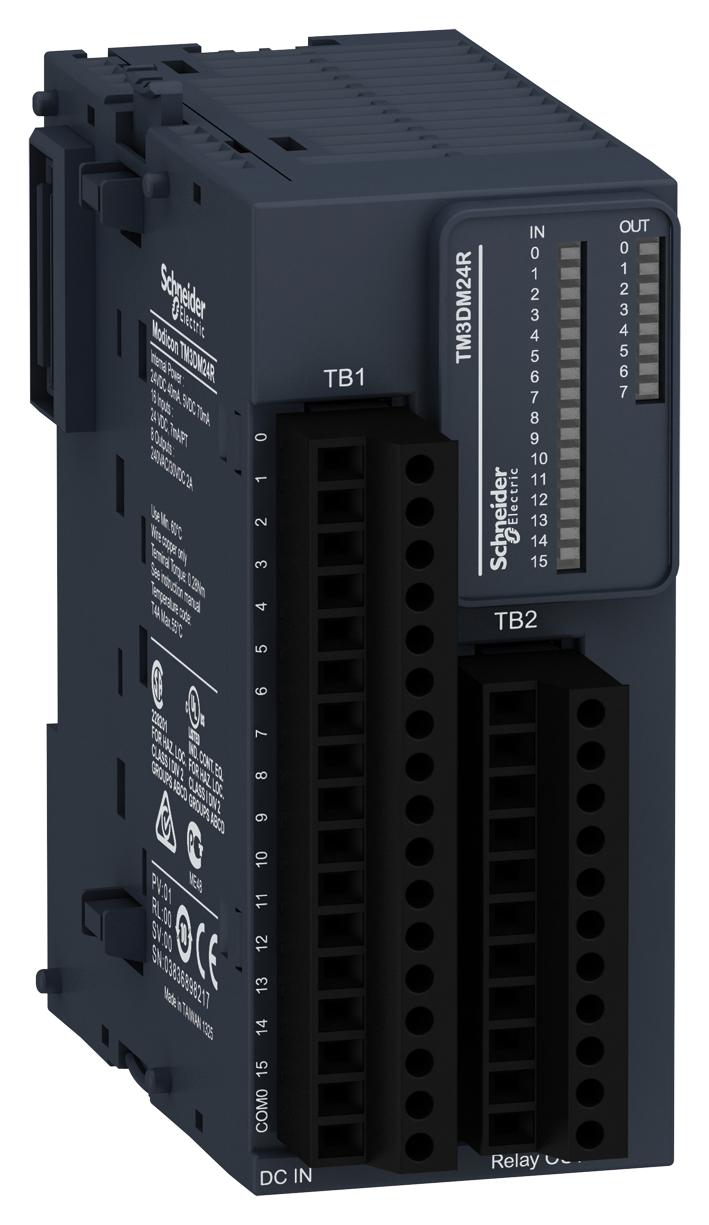 TM3DM24R - Schneider Electric - Expansion Module, Modicon TM3, 24 Relay I/O