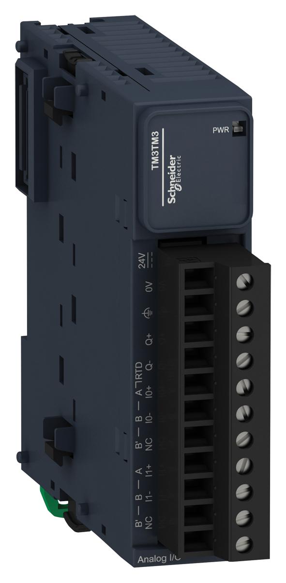 TM3TM3 - Schneider Electric - Expansion Module, Modicon TM3, 2 Temperature Inputs and 1 Analog ...