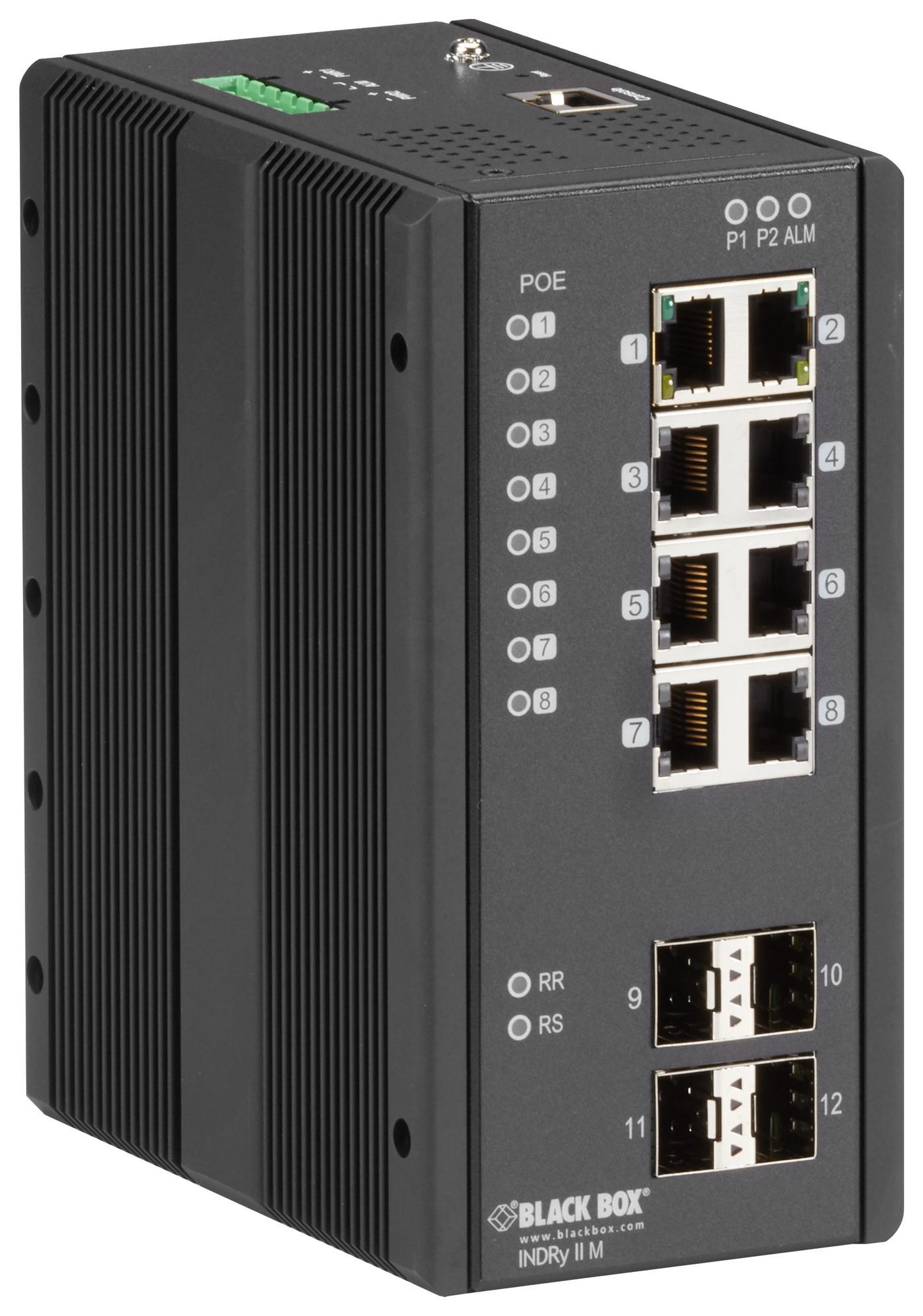 LIE1014A - Black Box - Switch, 13 Ports, Industrial