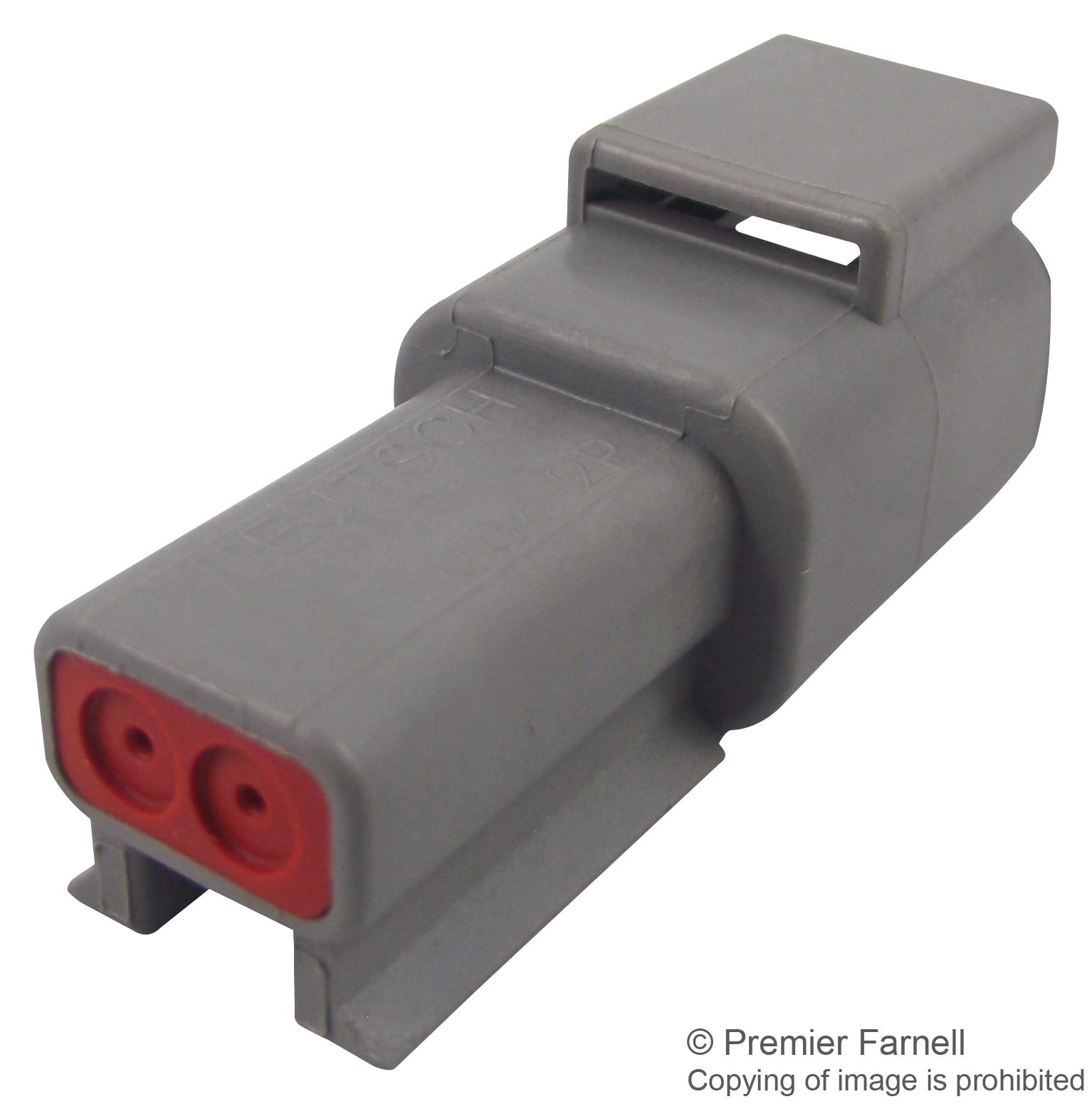 DTM04-2P - Deutsch - Te Connectivity - Automotive Connector Housing, IP68, DTM Series