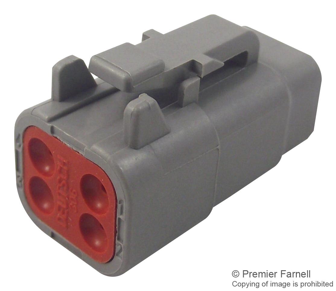 DTM06-4S - Deutsch - Te Connectivity - Automotive Connector Housing ...