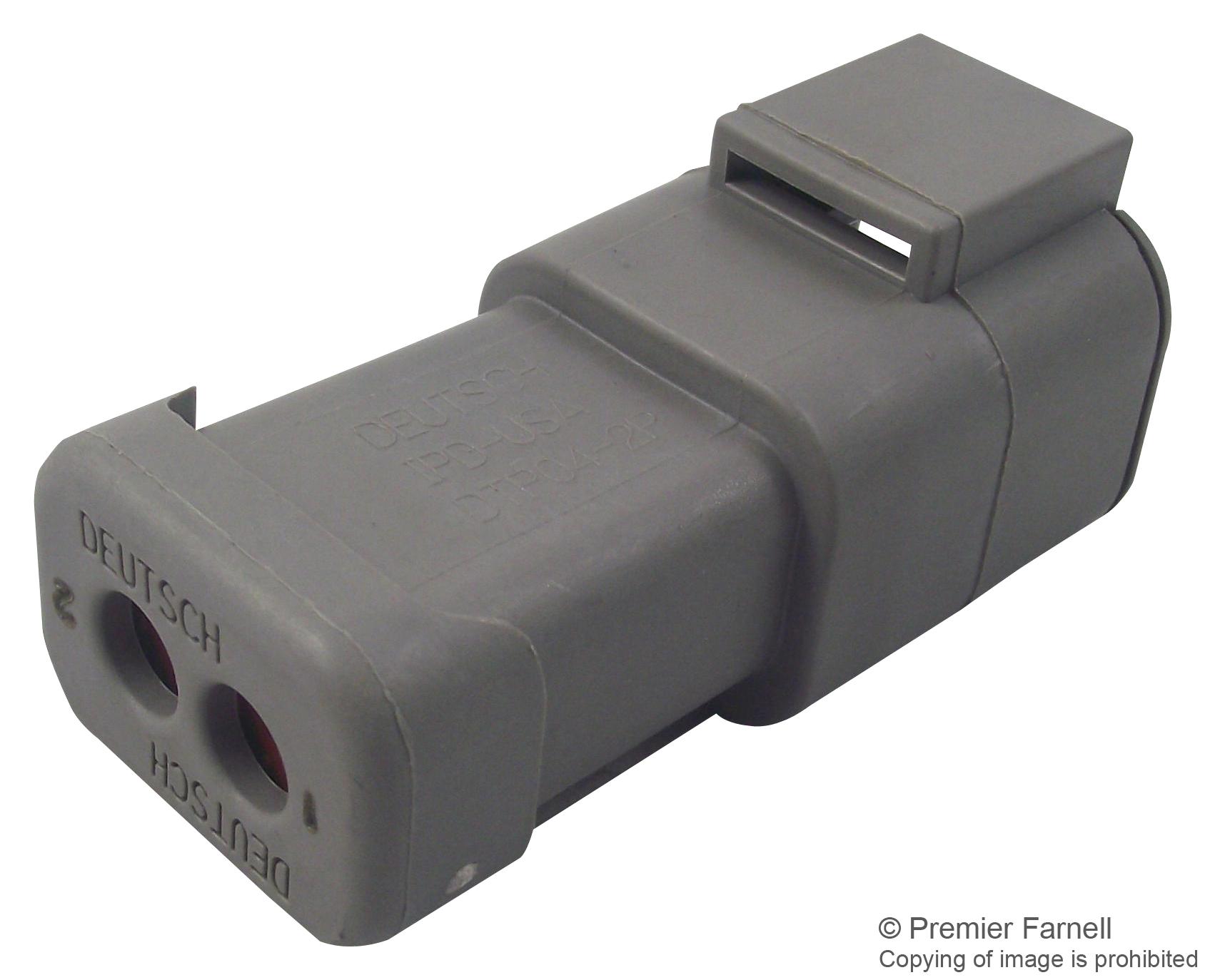DTP04-2P-E003 - Deutsch - Te Connectivity - Automotive Connector Housing, IP68, DTP Series