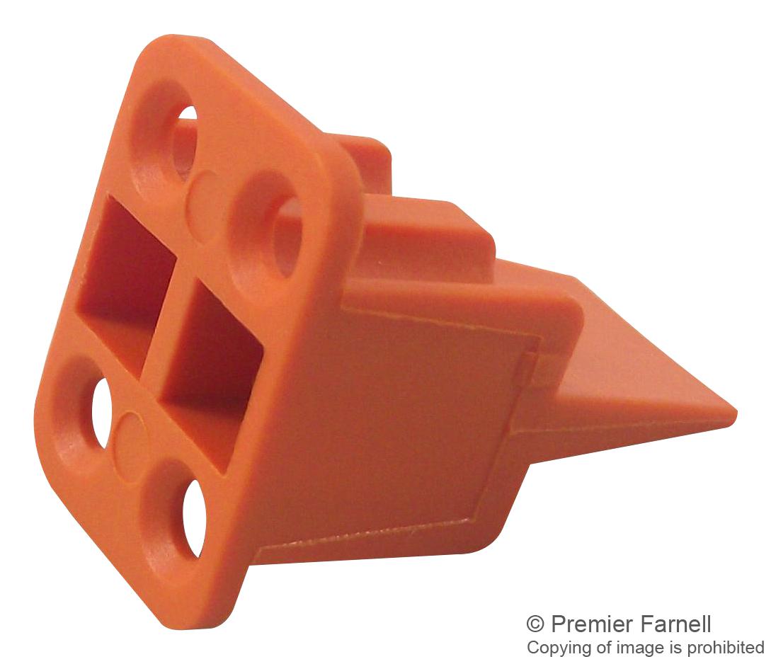 WP-4S - Deutsch - Te Connectivity - Connector Accessory, Orange, Wedge Lock