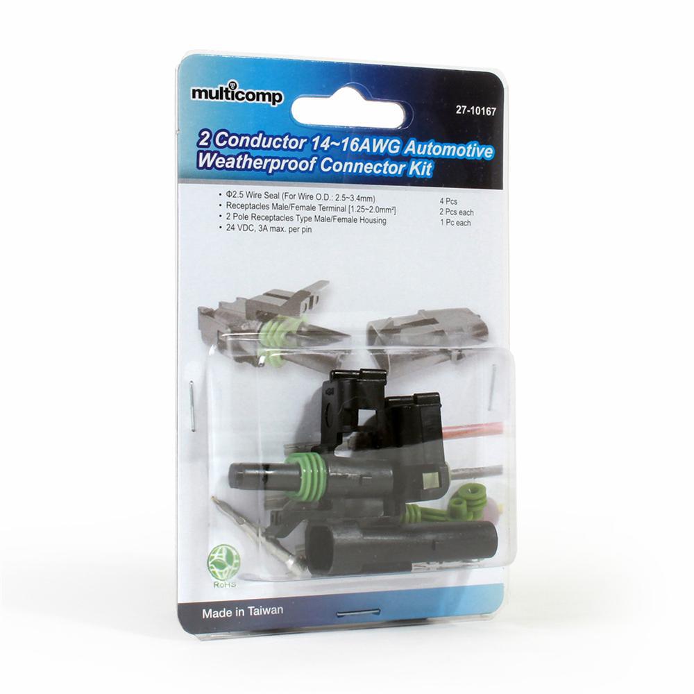 27-10161 - Multicomp - Connector Kit, Connector & Terminals