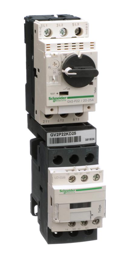 GV2P22KD25BL - Schneider Electric - Kit, TeSys Series, GV2P Manual ...