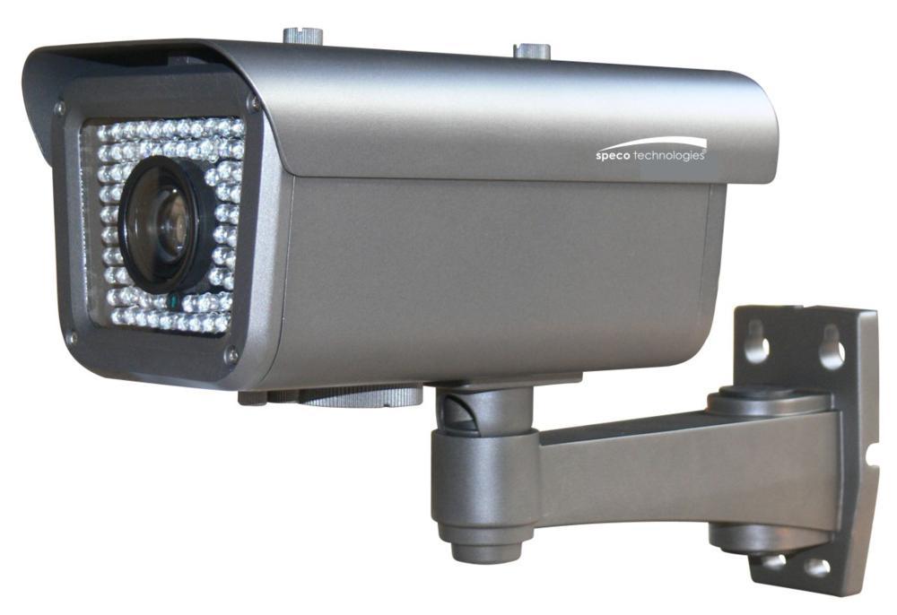 CLPR66H - Speco - 550TVL Outdoor License Plate Capture Bullet Camera