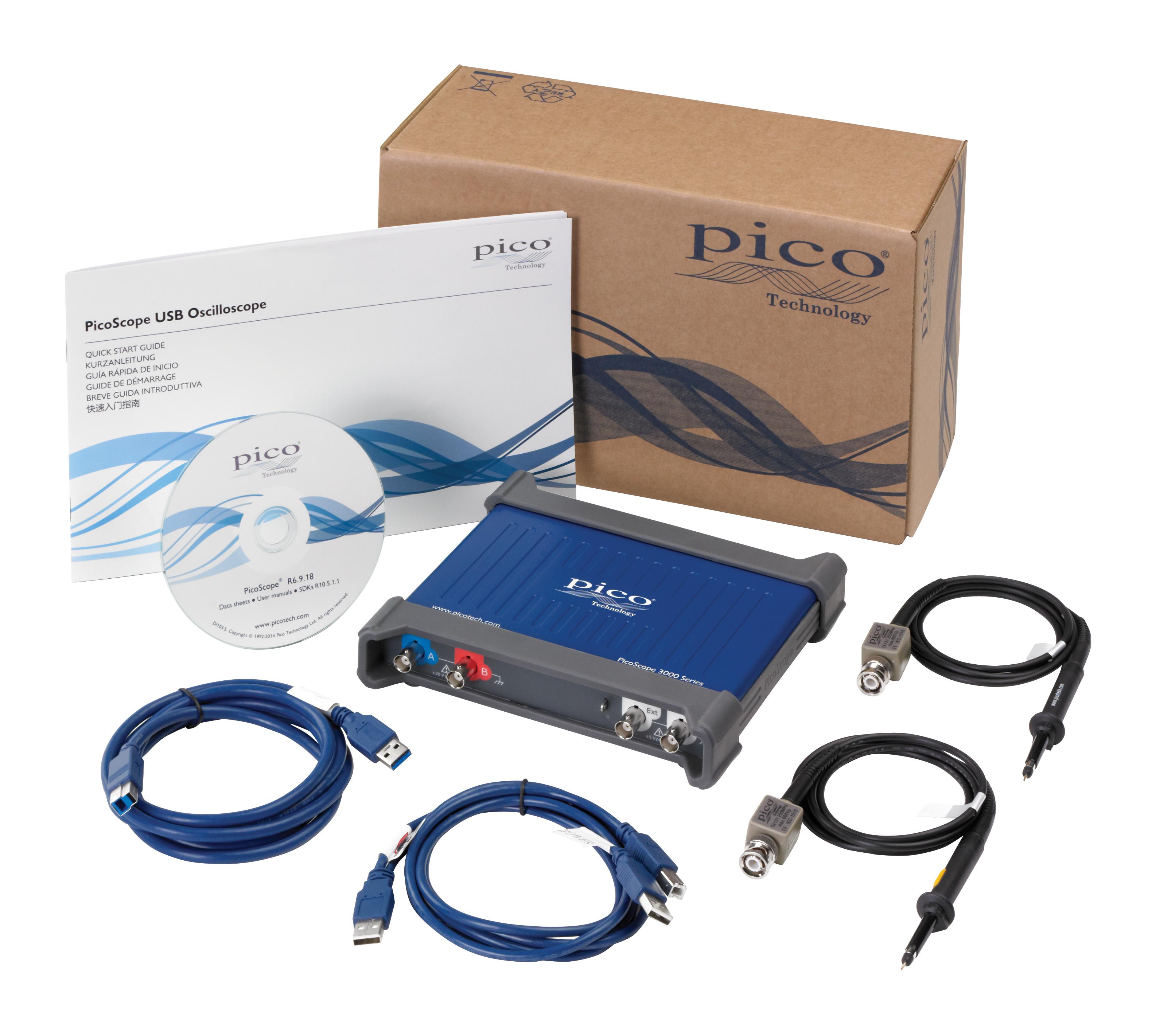 PICOSCOPE 3204D - Pico Technology - PC USB Oscilloscope, PicoScope 3000 ...