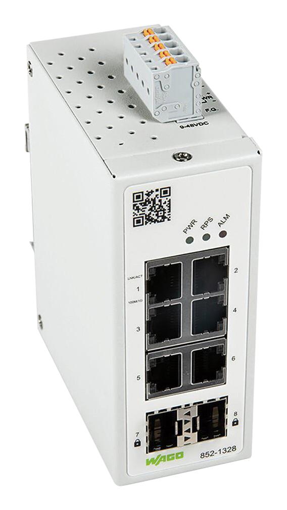 852-1328 - Wago - Switch, 8 Ports, Industrial