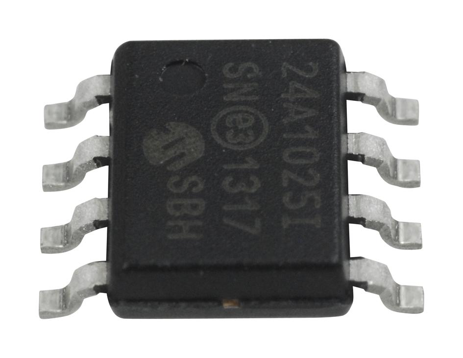 24AA1025T-I/SN - Microchip - EEPROM, Serial I2C (2-Wire), 1 Mbit
