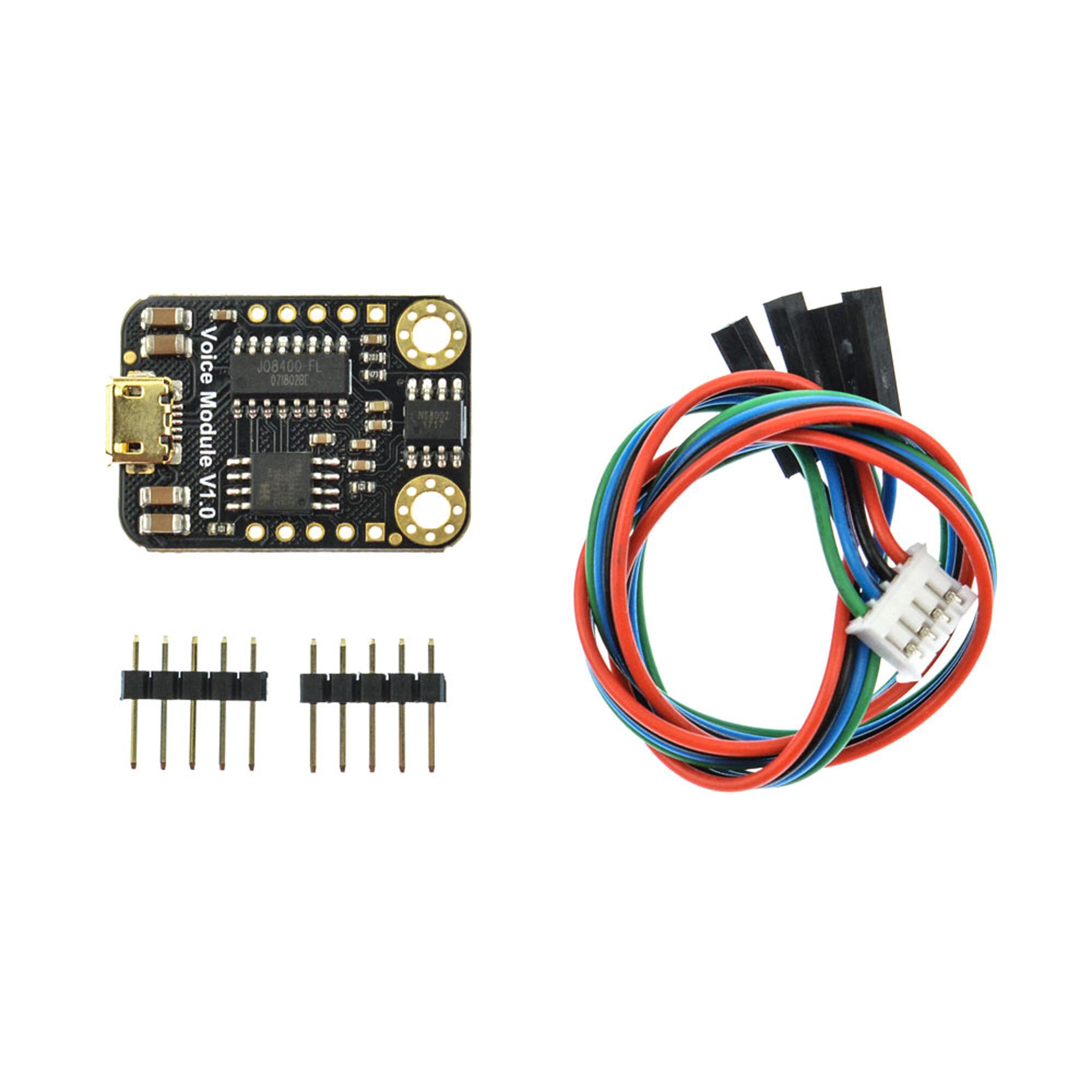 DFR0534 - Dfrobot - MP3 Voice Module, Gravity, UART