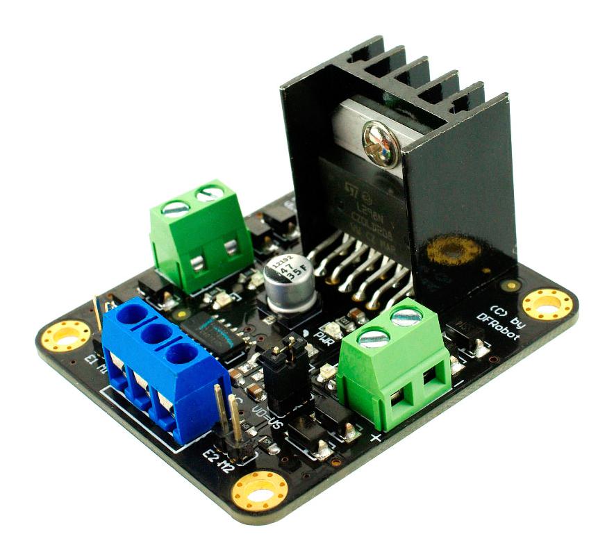 DRI0002 - Dfrobot - DC Motor Controller, MDV 2x2A, for Arduino Board