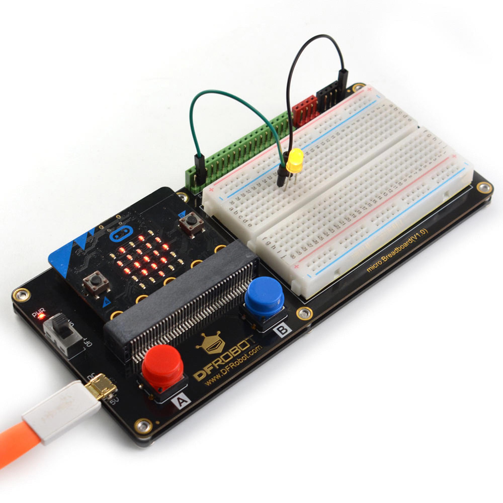 MBT0009 - Dfrobot - Micro Breadboard, For BBC Micro:bit Boards
