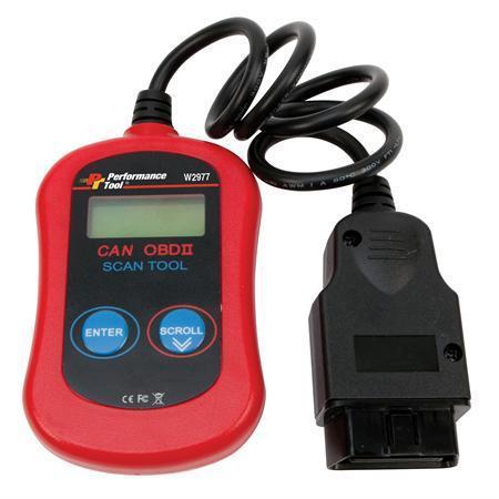 W2977 - Performance Tools - Automotive Fault Code Reader, OBD II, Reads ...