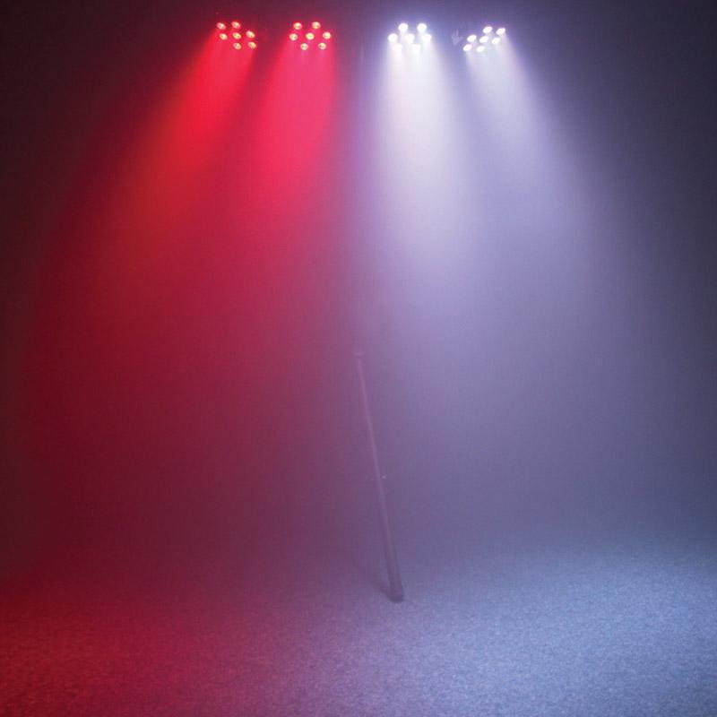 LEDJ59A - Ledj - Low Profile LED Light 7 X 5W Quad Color LED s RGBW ...