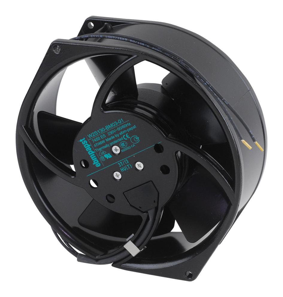 W2S130-BM03-01 - Ebm-papst - AC Axial Fan, 230V, Circular