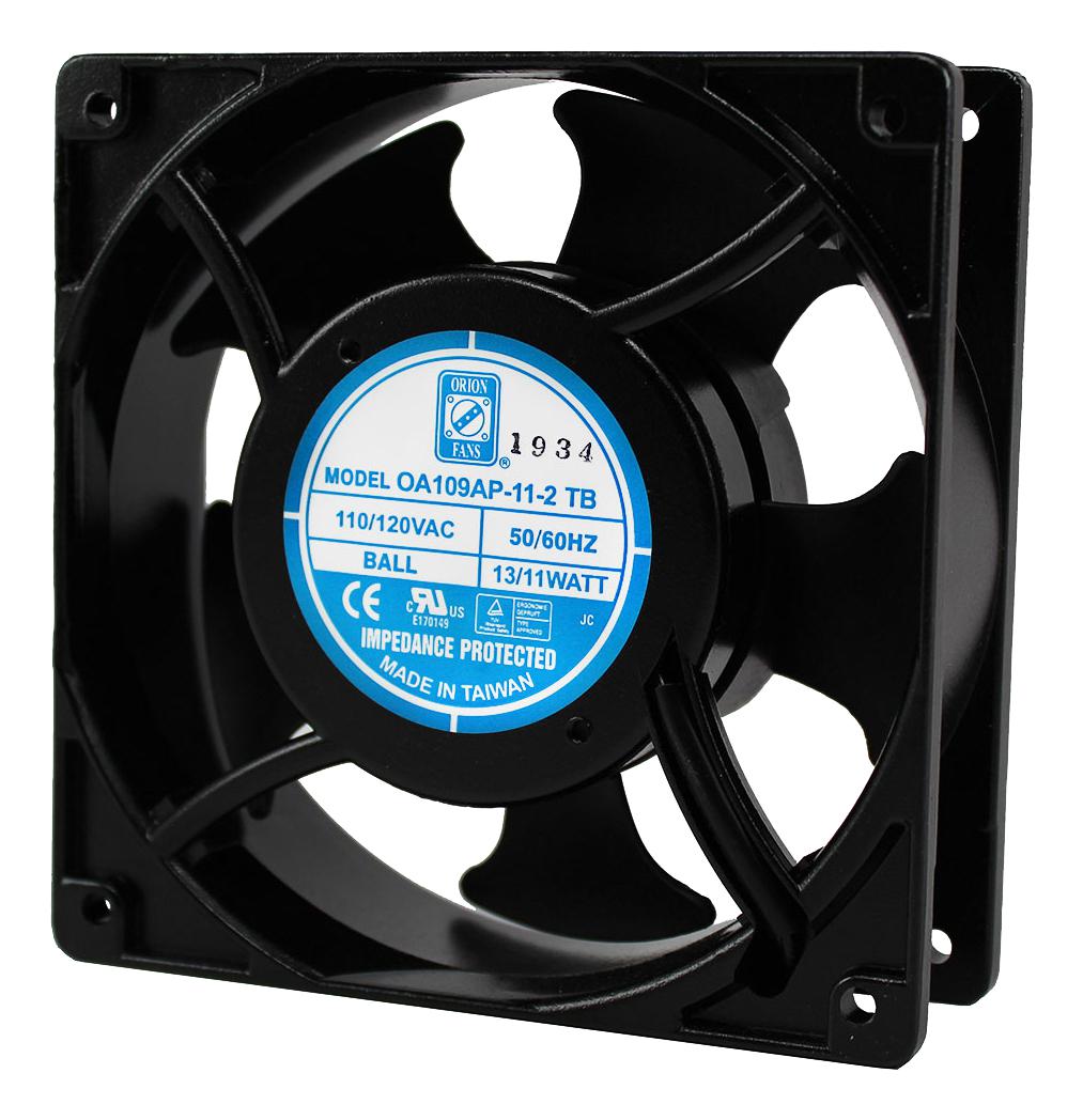 OA109AP-11-2TB - Orion Fans - AC Axial Fan, 115V, Square