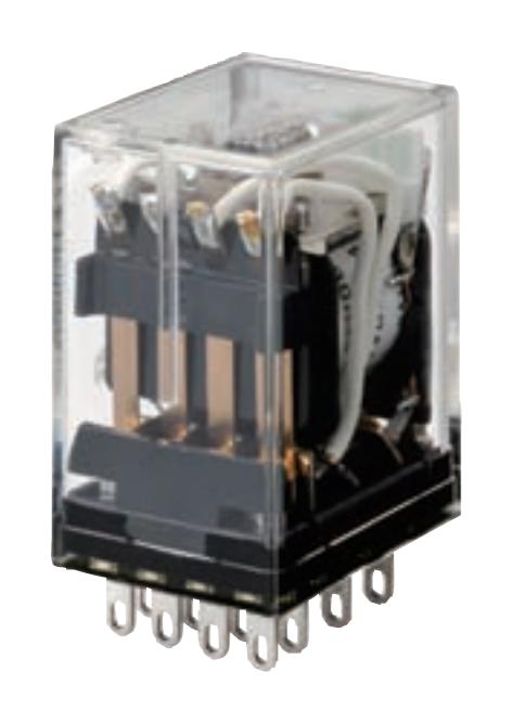 MYQ4ZN AC110/120 - Omron Industrial Automation - Power Relay, 4PDT, 120 VAC