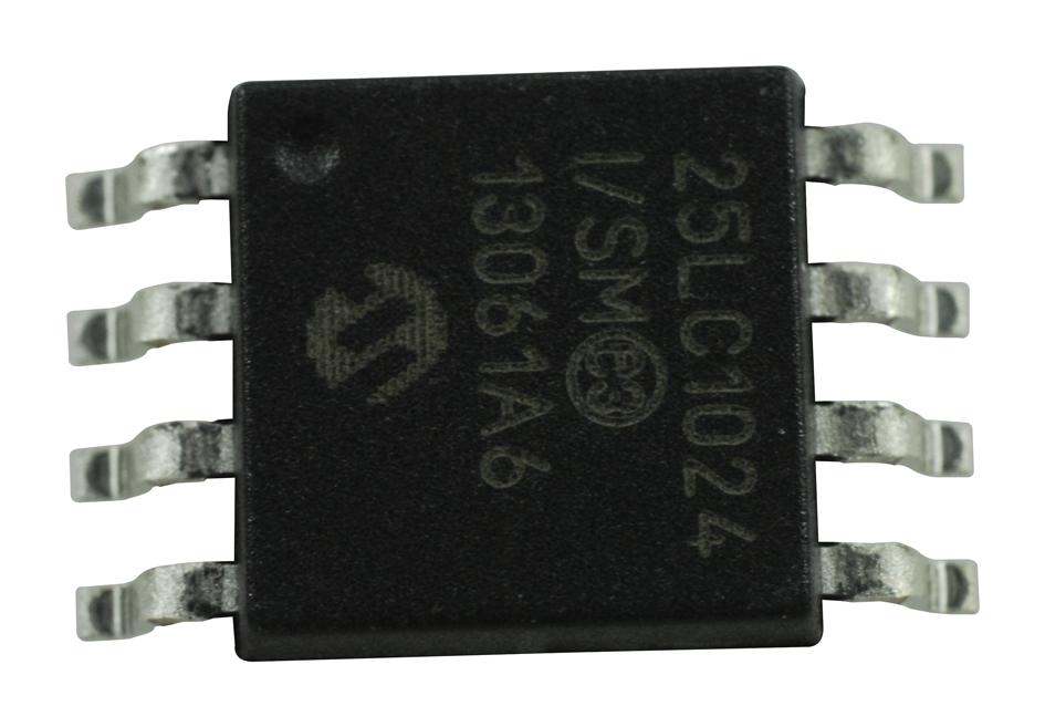 25LC1024-I/SM - Microchip - EEPROM, 1 Mbit, 128K x 8bit