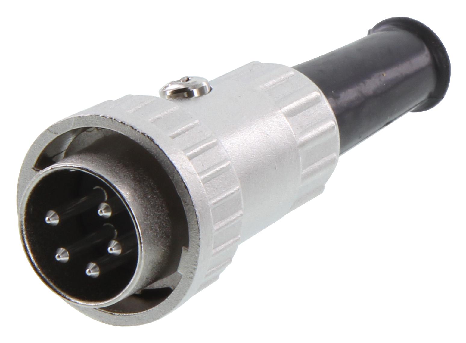 12CL5MX - Switchcraft/conxall - DIN Audio / Video Connector, 5 Contacts ...