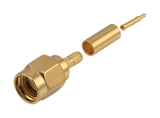 BAC03A-G - L-com - RF / Coaxial Connector, SMA Coaxial, Straight Plug
