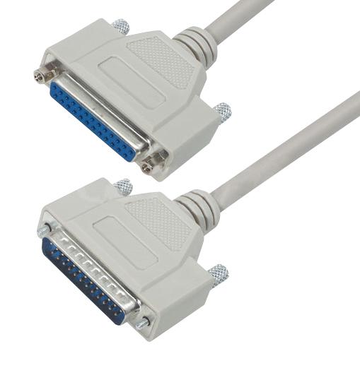 CSMN25MF-5 - L-com - Computer Cable, D Sub 25 Position Plug, D Sub 25 ...