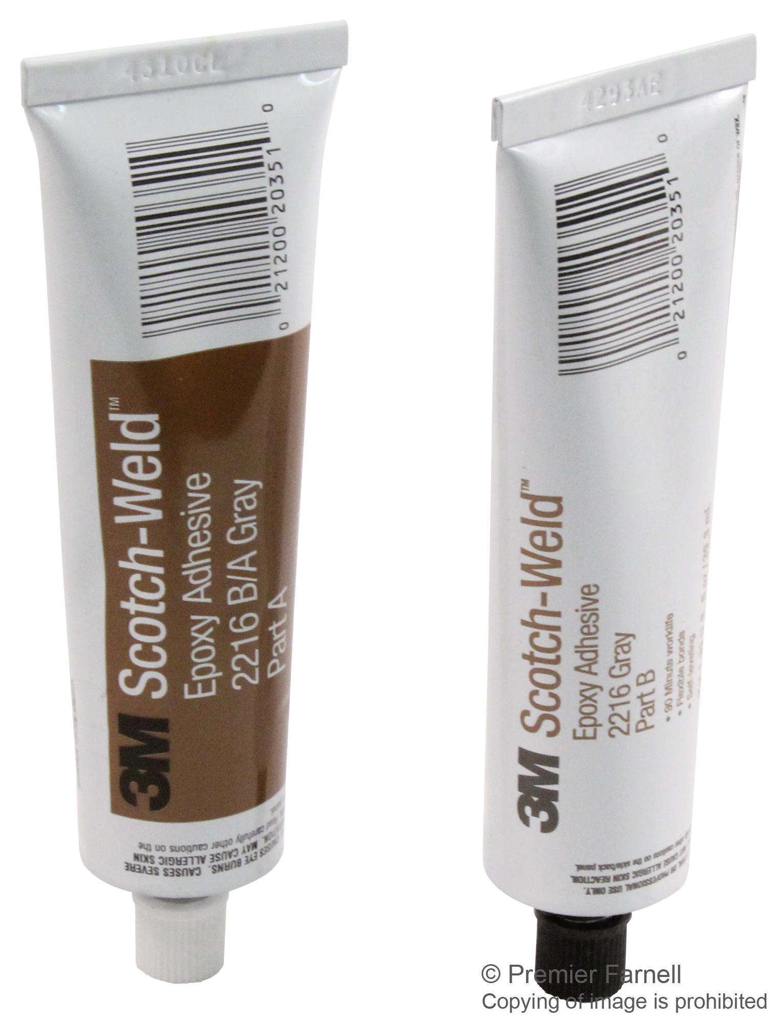 2216 GRAY 2 OZ KIT - 3m - Adhesive, Epoxy, Grey