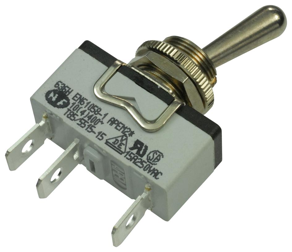 636H/2 - Apem - Toggle Switch, On-On, SPDT