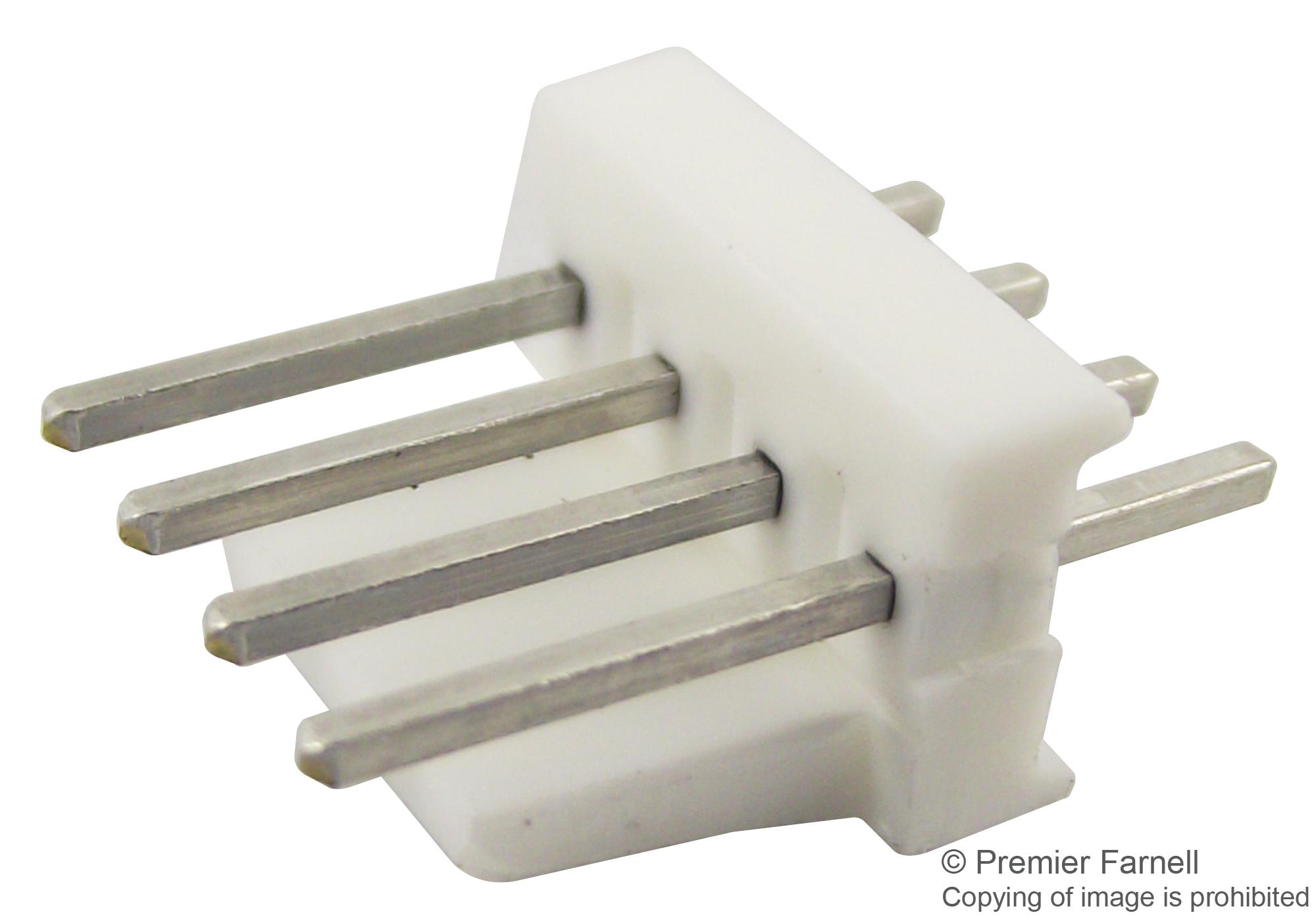 640454-4 - Amp - Te Connectivity - Pin Header, Wire-to-Board, 2.54 mm