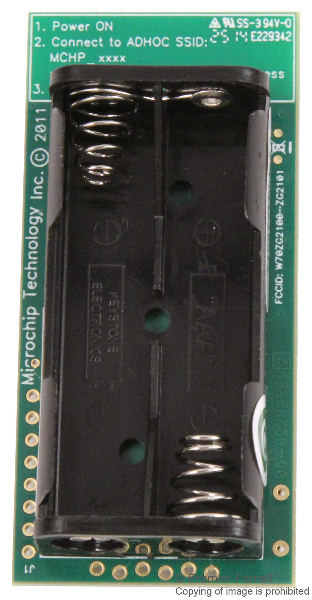 DV102411 - Microchip - Demonstration Board, WiFi, Communication Board
